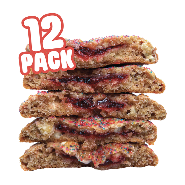 Strawberry Toaster Pastry Protein Cookie – My Cookie Dealer Protein Cookies